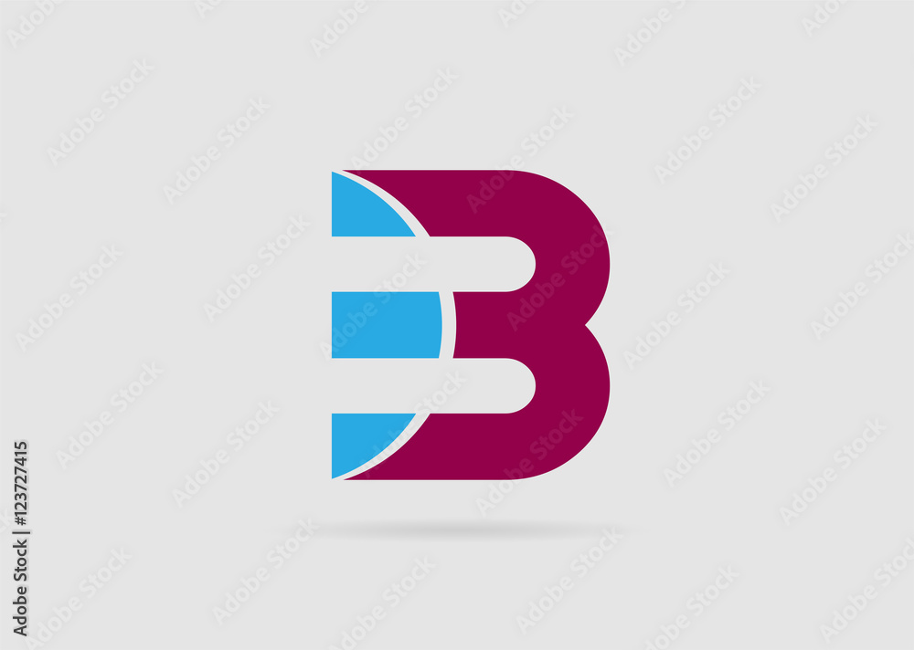 Abstract Number 3 logo Symbol icon Stock Vector | Adobe Stock
