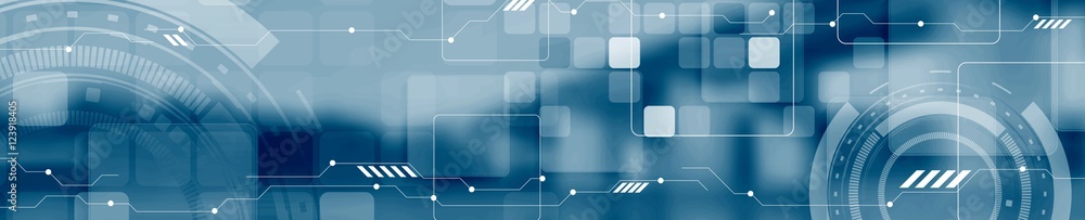 Abstract technology concept industrial web header banner Stock Vector ...