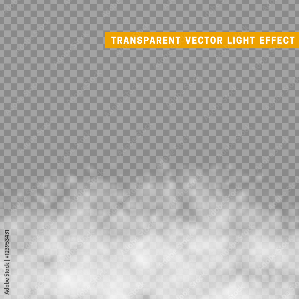 Fog or smoke isolated transparent special effect. The steam effect ...