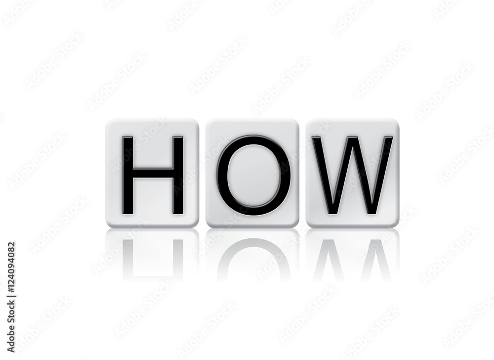 How Isolated Tiled Letters Concept and Theme Stock Illustration | Adobe ...