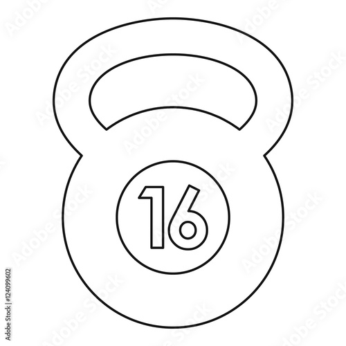 Kettlebell Colouring Pages Sketch Coloring Page