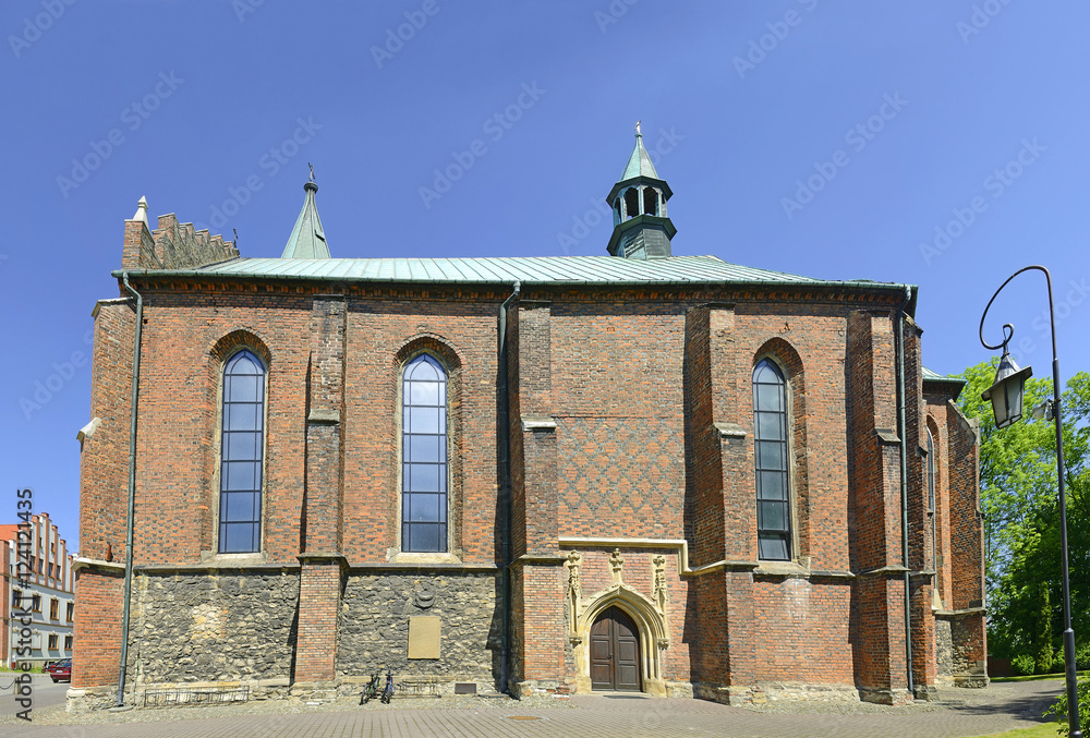 Zator, Poland - Gothic Church of St. Adalbert and St. George (sw ...