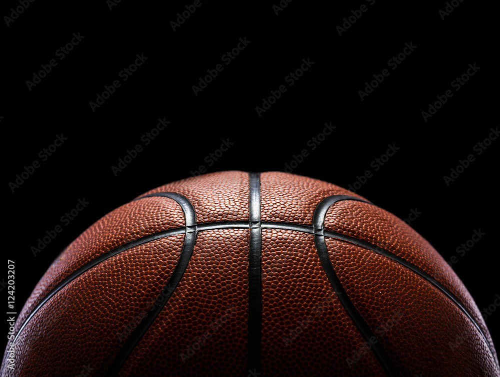 basketball isolated on black 스톡 사진 | Adobe Stock