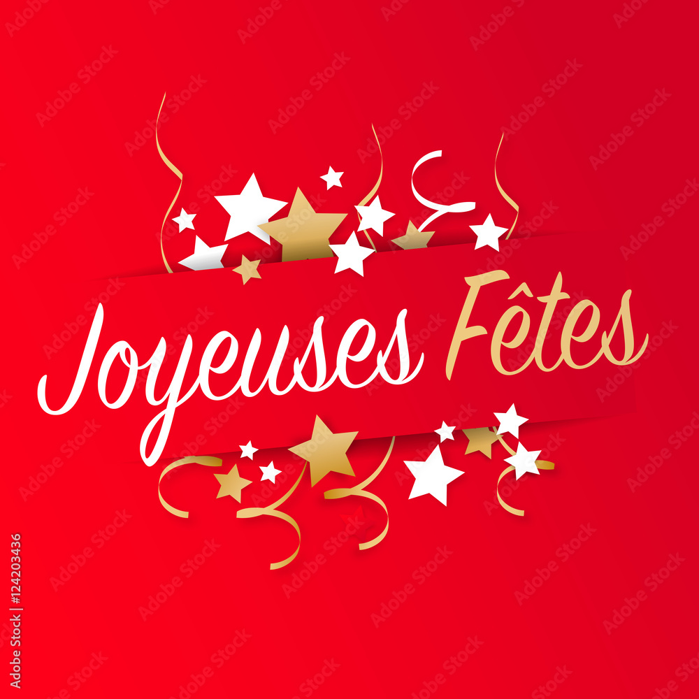 Vector de Stock Joyeuses fêtes | Adobe Stock