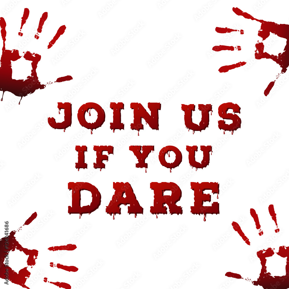 Concept design of the invitation flyer for halloween party. Join us if ...