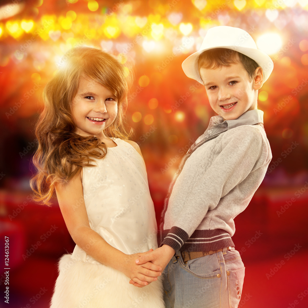 Children Holding Hands Love