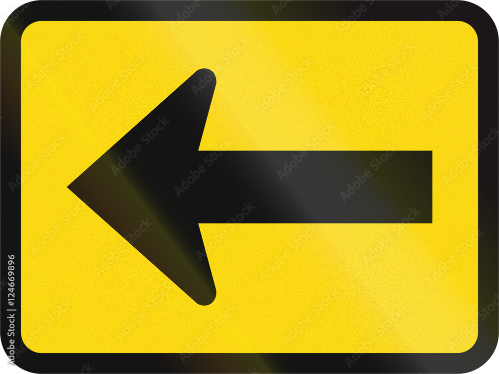 Temporary road sign used in the African country of Botswana - The ...