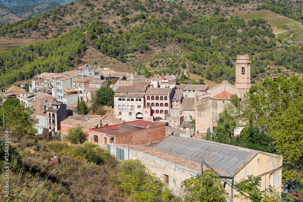 Foto de Stock Torroja del Priorat is a small but important village in ...