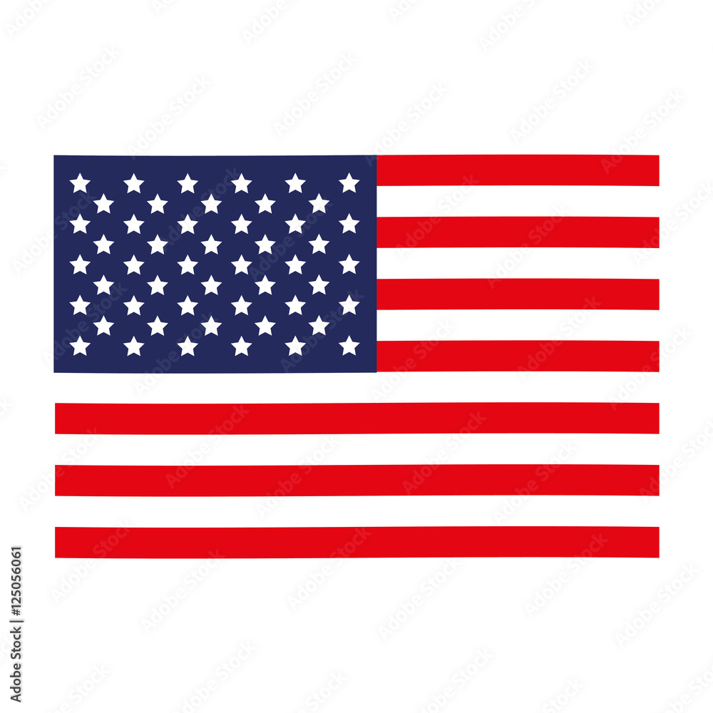 usa flag icon image vector illustration design Stock Vector | Adobe Stock