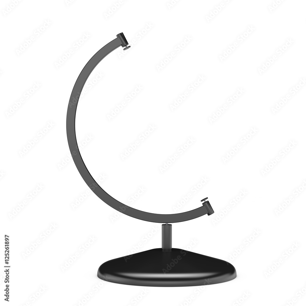 Black Earth Globe Stand. 3d Rendering Stock Illustration | Adobe Stock