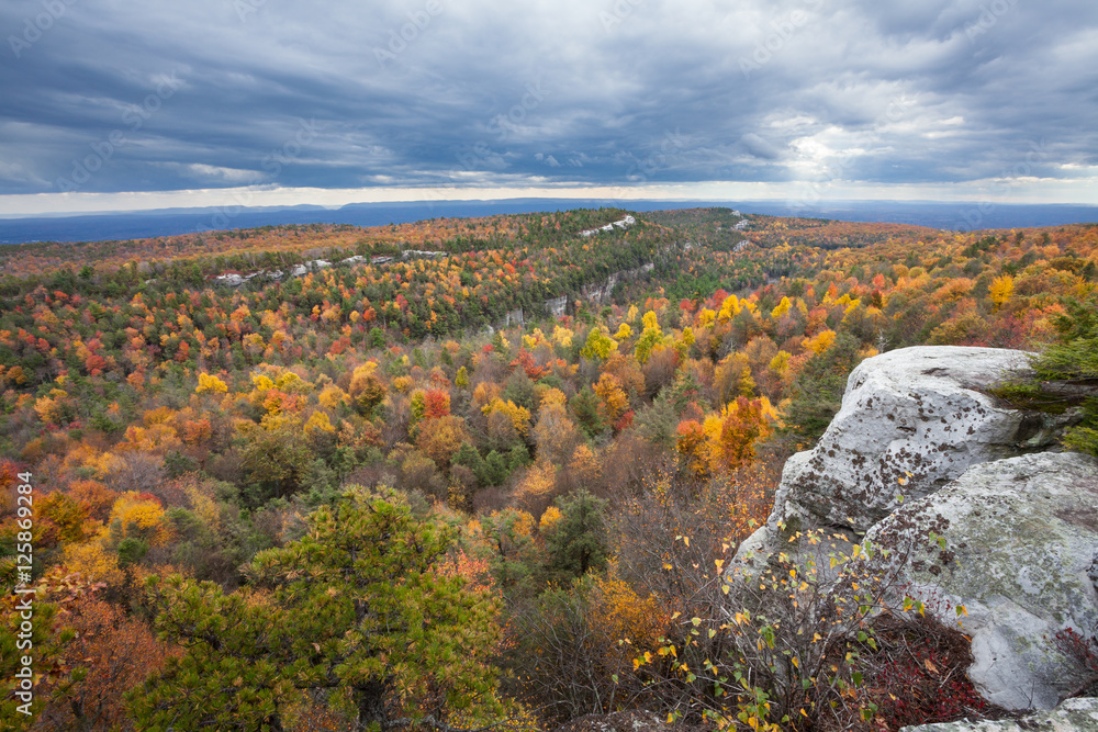 View of Palmaghatt and Cliffs of Millbrook Mt from Castle Point in ...