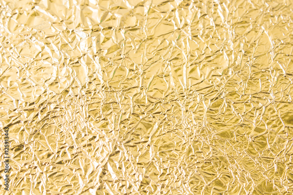 Gold wrinkled paper texture abstract background Stock Photo | Adobe Stock
