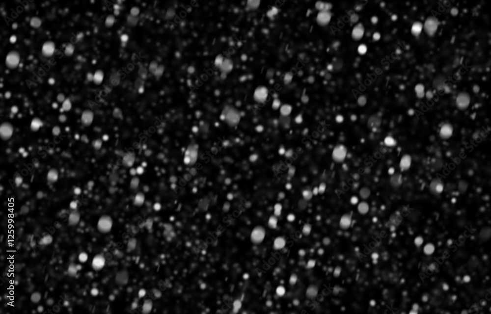 Abstract black white snow texture on black background for overla Stock ...
