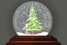 Christmas Scene Snow Globe Free Stock Photo - Public Domain Pictures