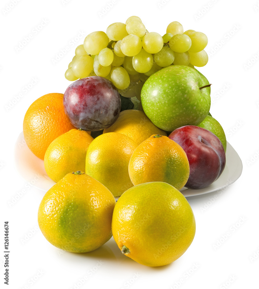Isolated image of fruits closeup Stock Photo | Adobe Stock