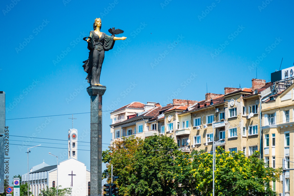 The Statue of Sveta Sofia (The Statue of Saint Sophia) - a monumental ...