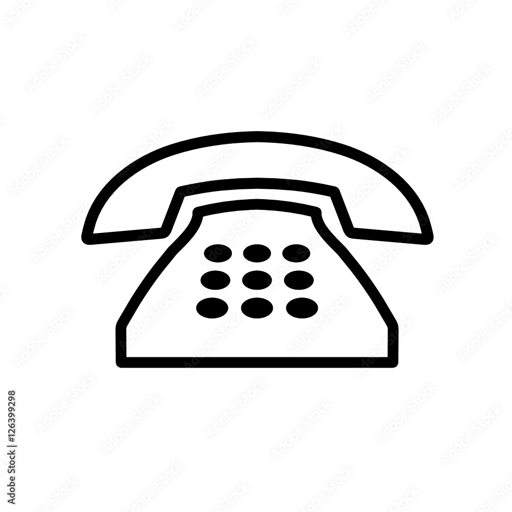 telefon ikona Stock Vector | Adobe Stock