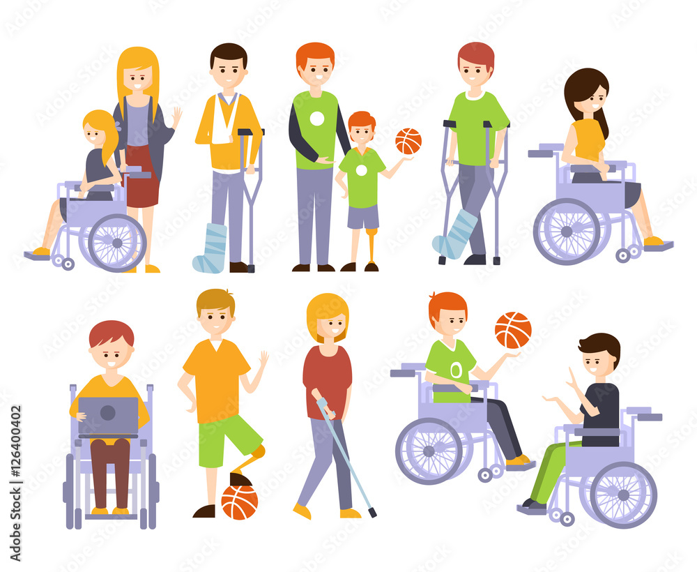 Physically Handicapped People Living Full Happy Life With Disability ...