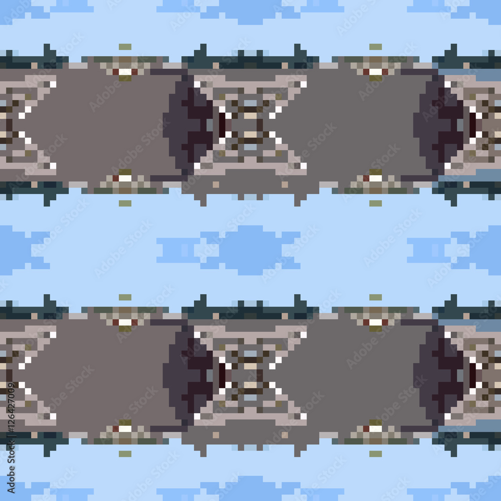 seamless tileable pixel texture pattern Stock Illustration | Adobe Stock