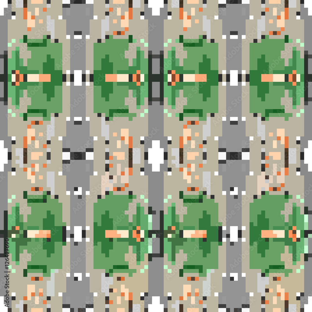 seamless tileable pixel texture pattern Stock Illustration | Adobe Stock