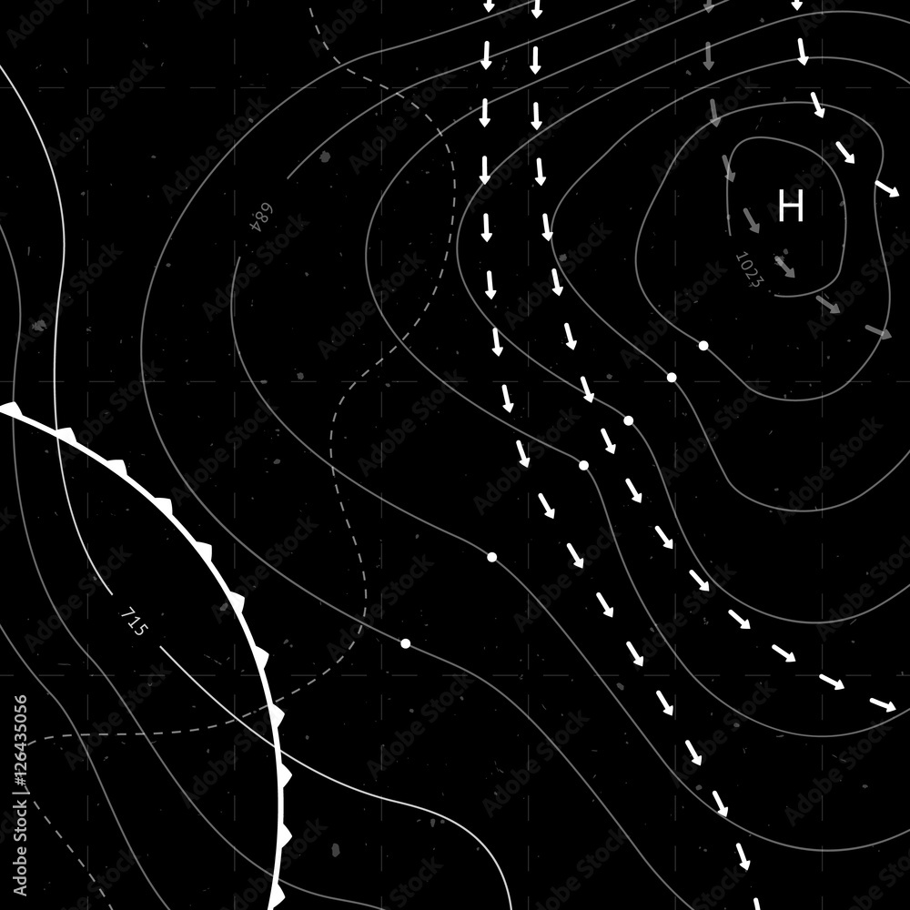 Weather map background concept Stock Vector | Adobe Stock
