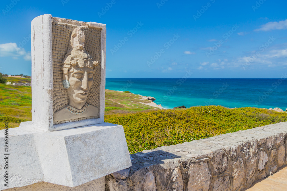 Garrafon Park Punta Sur Cliff, beautiful island of Isla Mujeres, Mexico ...