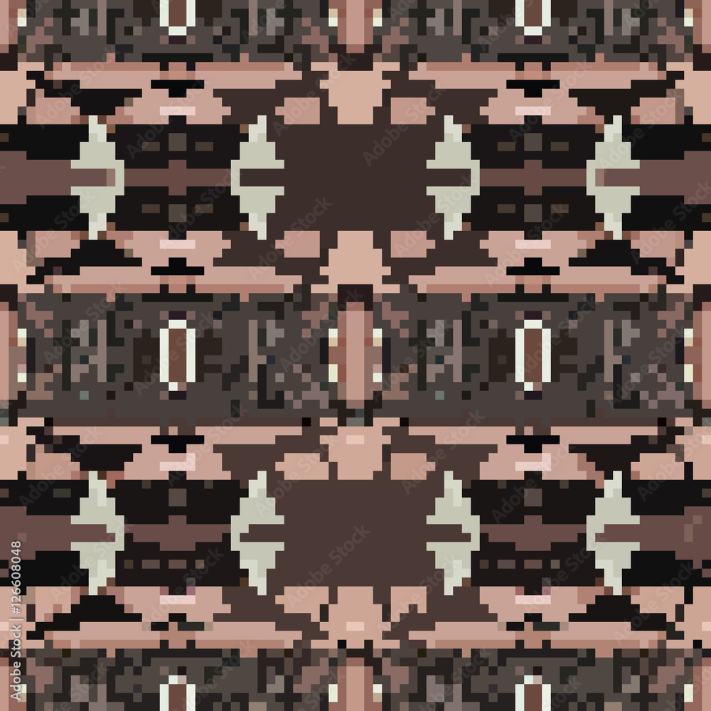 seamless tileable pixel texture pattern Stock Illustration | Adobe Stock