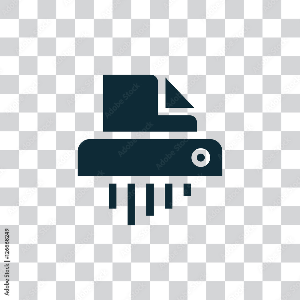 Shredder icon vector, clip art. Also useful as logo, app icon, symbol ...