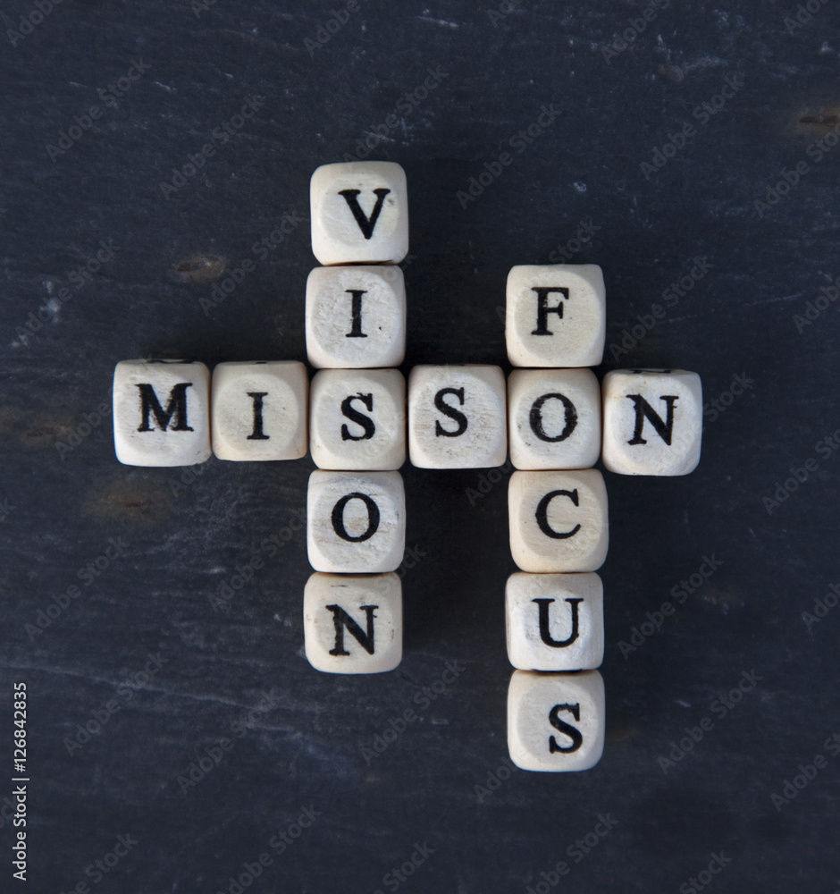 mission vision focus Stock Photo | Adobe Stock