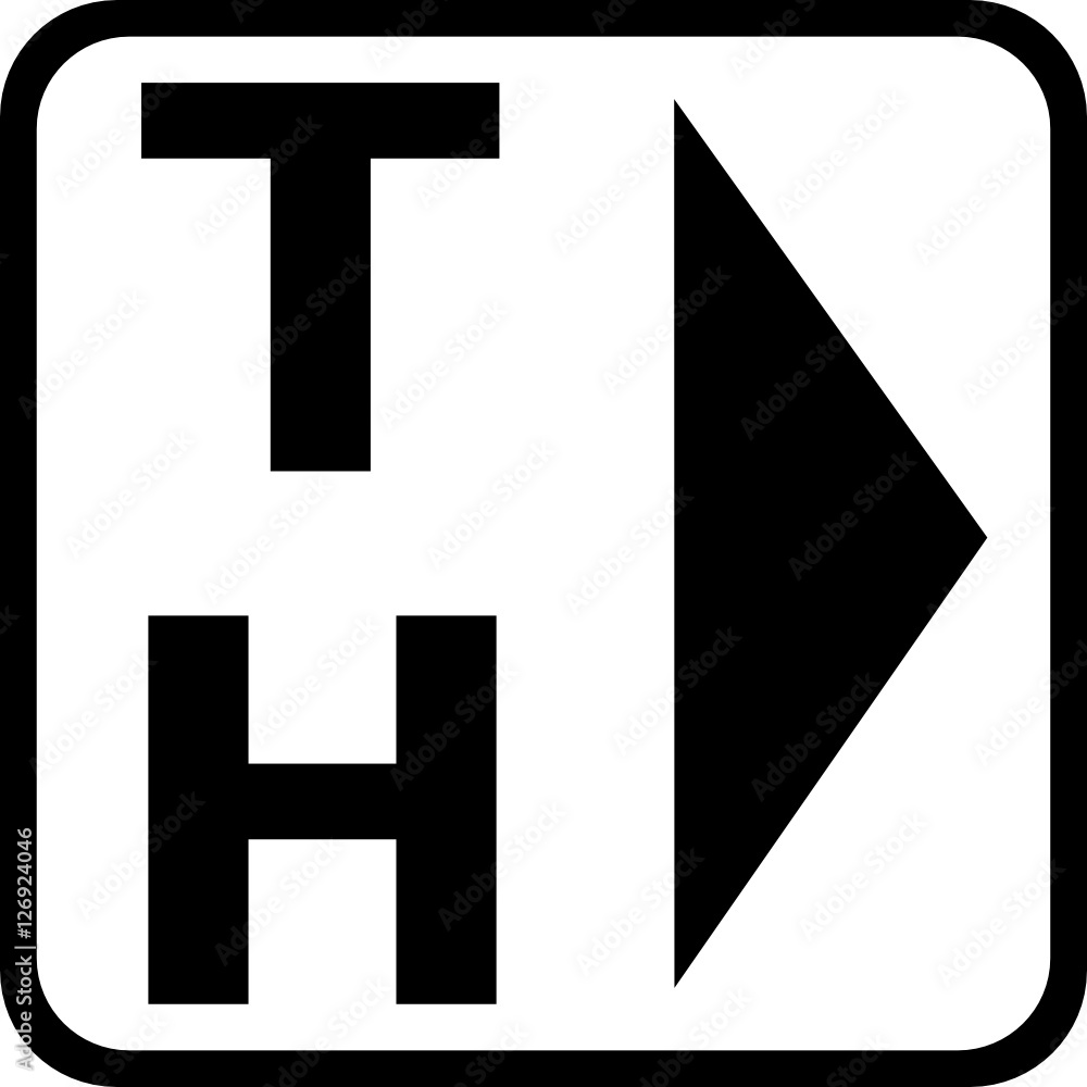 Trailhead symbol Stock Vector | Adobe Stock