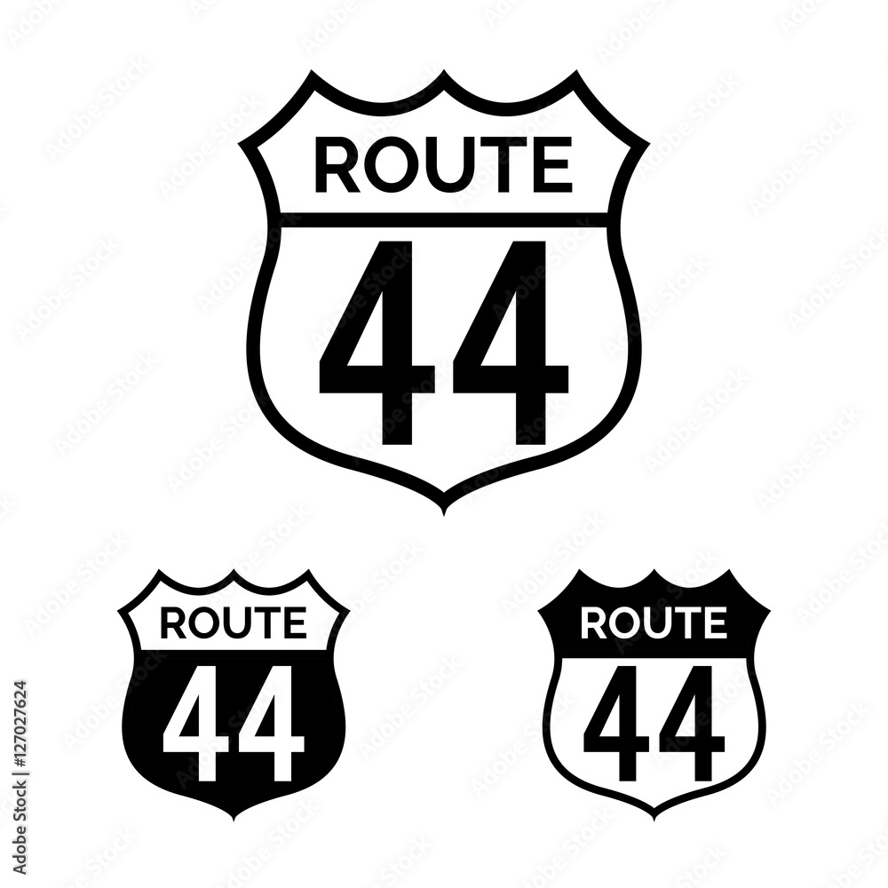route 44 Stock Vector | Adobe Stock