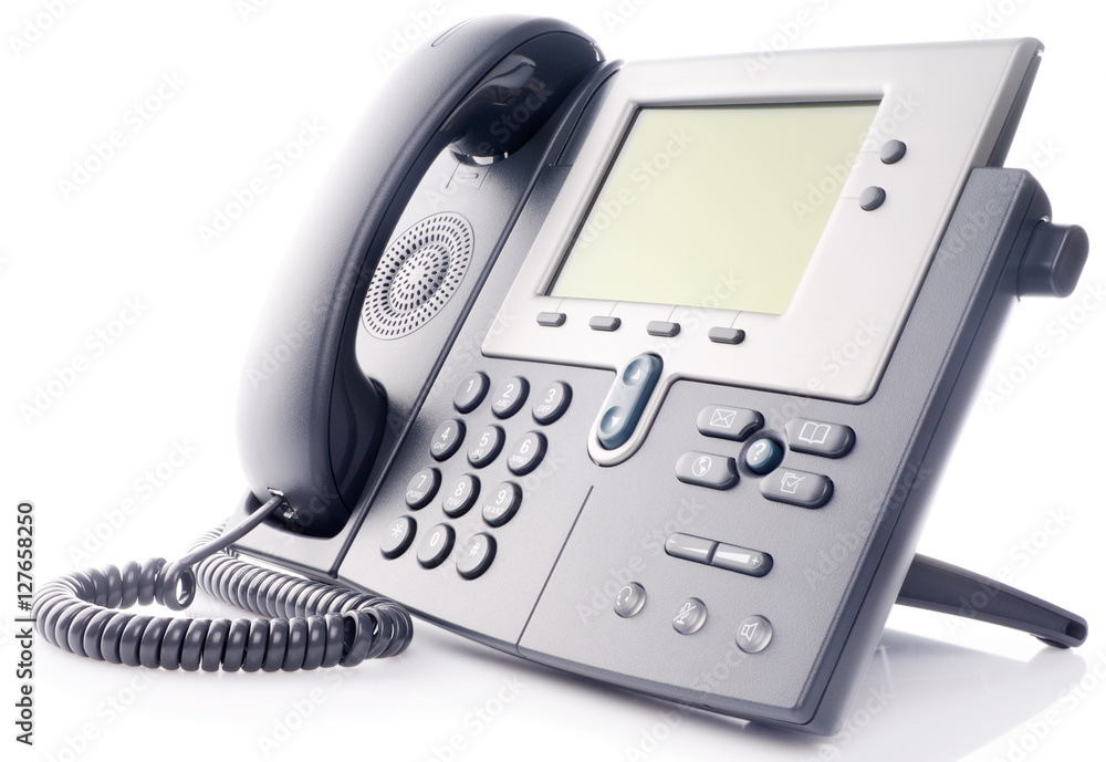 Office IP telephone Stock Photo | Adobe Stock
