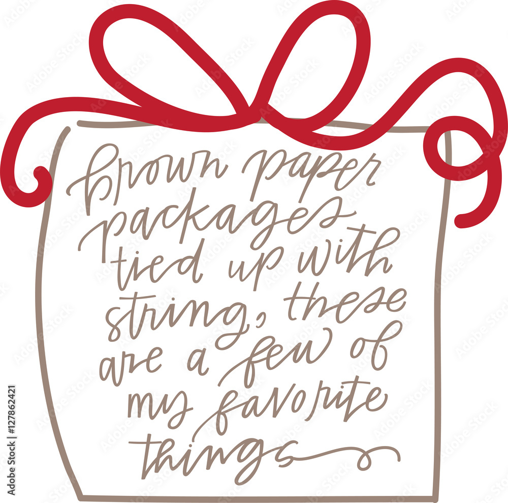 Brown Paper Package Stock Vector | Adobe Stock