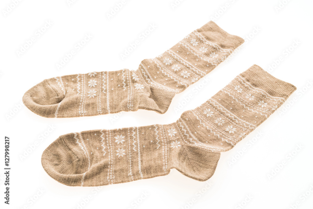 Stock-Foto „Pair of sock isolated“ | Adobe Stock