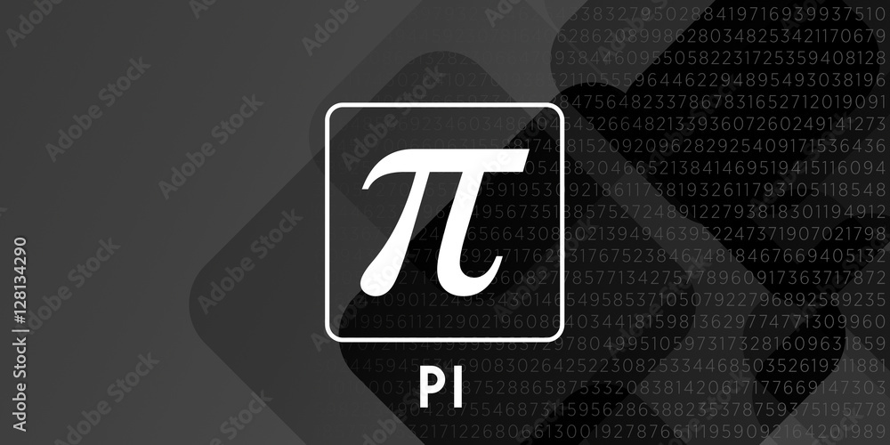 pi day typography on the color background Stock Illustration | Adobe Stock