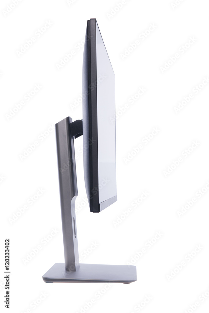 New monitor, computer display, side view Stock Photo | Adobe Stock