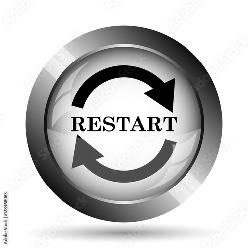 Restart icon Stock Illustration | Adobe Stock