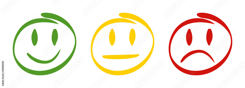 3 Feedback Smileys - Stock - GamesAgeddon