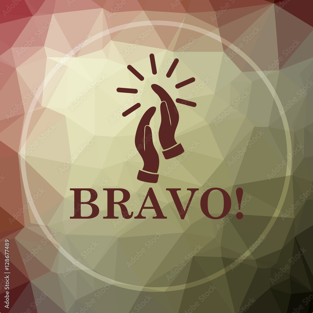 Bravo icon Stock Illustration | Adobe Stock