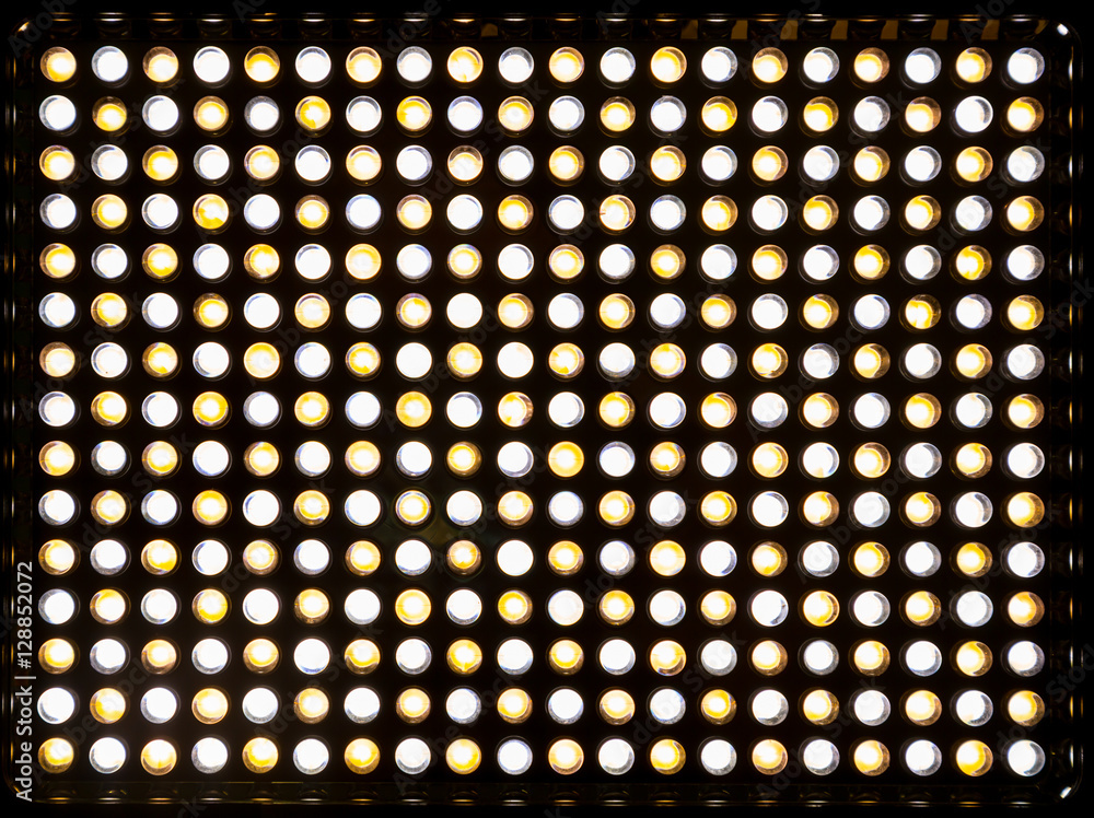 The matrix 300 yellow and white LEDs. Lighting device with variable ...