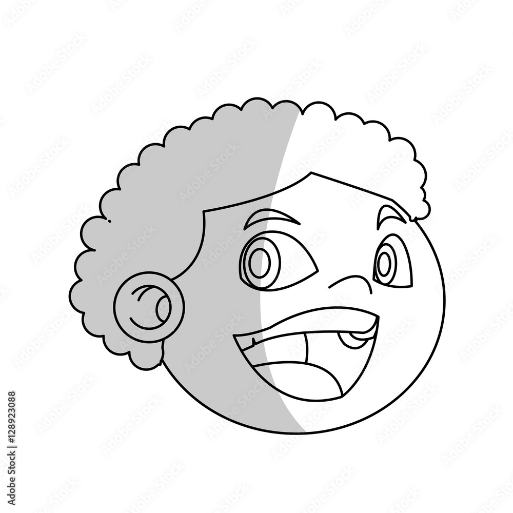 Boy cartoon icon. Kid childhood little and people theme. Isolated ...
