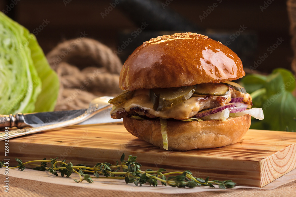 Concept: restaurant menus, healthy eating, homemade, gourmands ...