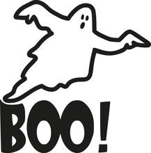 Halloween Ghost BOO Word Art Free Stock Photo - Public Domain Pictures