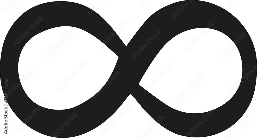 Beautiful Infinity sign Stock Vector | Adobe Stock