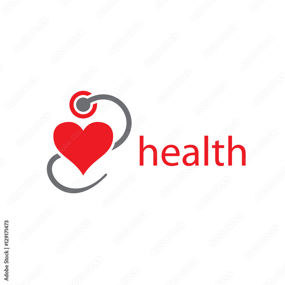 vector logo health Stock Vector | Adobe Stock