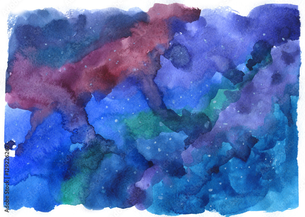 Dark and deep watercolor pattern Stock Illustration | Adobe Stock