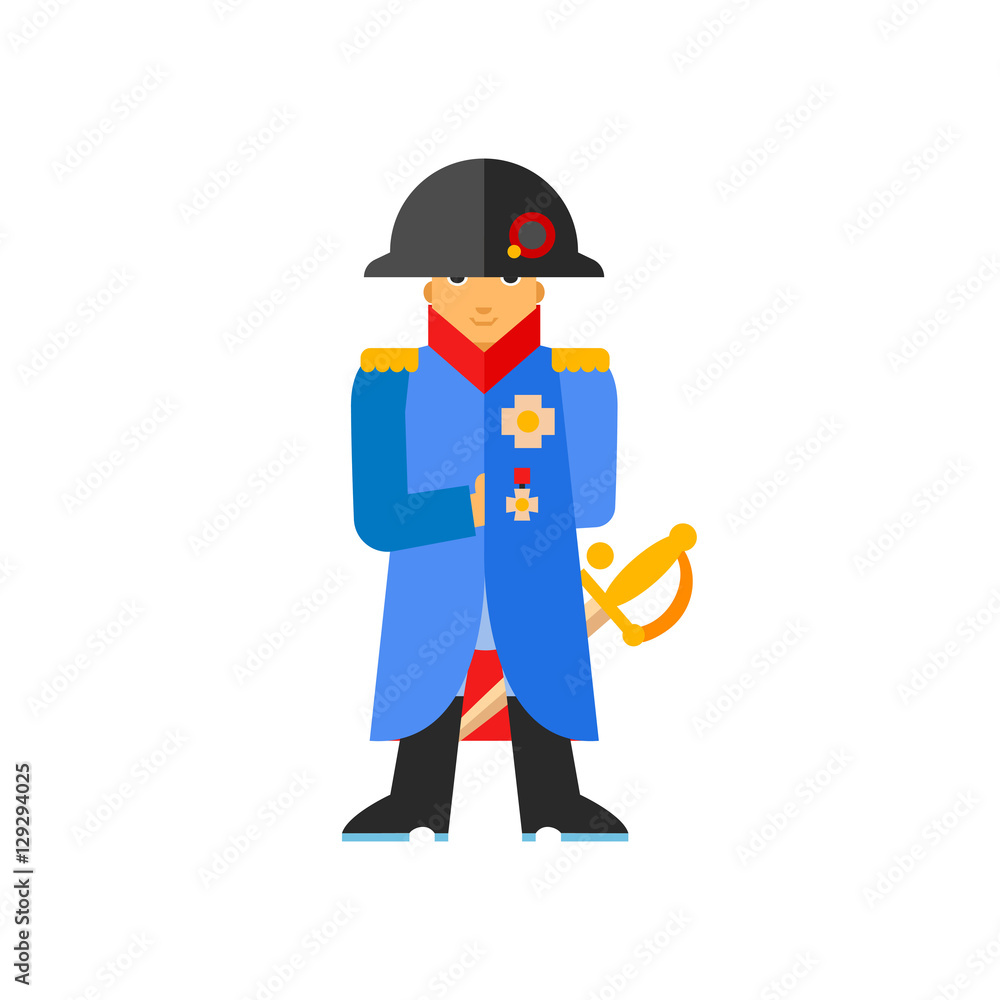 Vector de Stock Napoleon Bonaparte icon | Adobe Stock