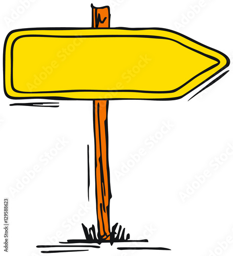 Wegweiser - Template / Vorlage Stock-Illustration | Adobe Stock