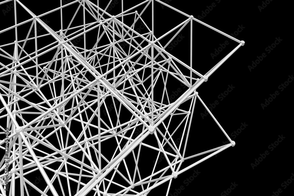 Abstract geometric background. Structure vector Illustration ...
