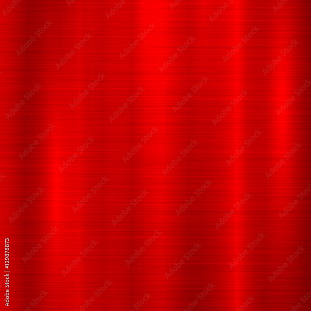 Red metal abstract technology background with polished, brushed texture ...